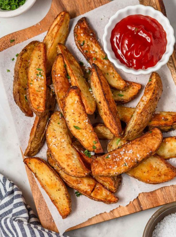 Kosher Chicken Burger & Potato Wedges Mykonos – Fresh & Delicious ...